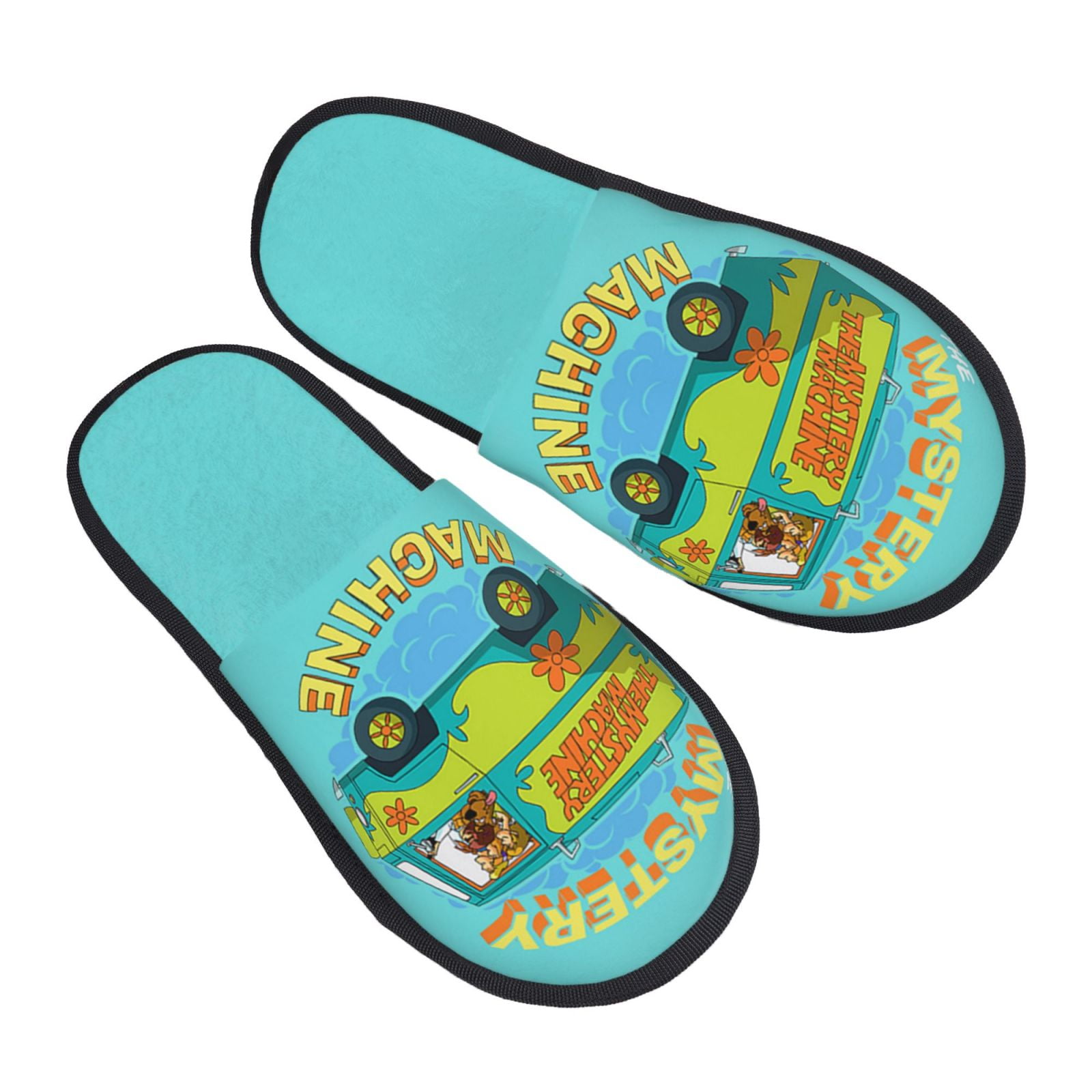 Scooby Mystery Machine House Slippers Slip-On Indoor Memory Foam House ...