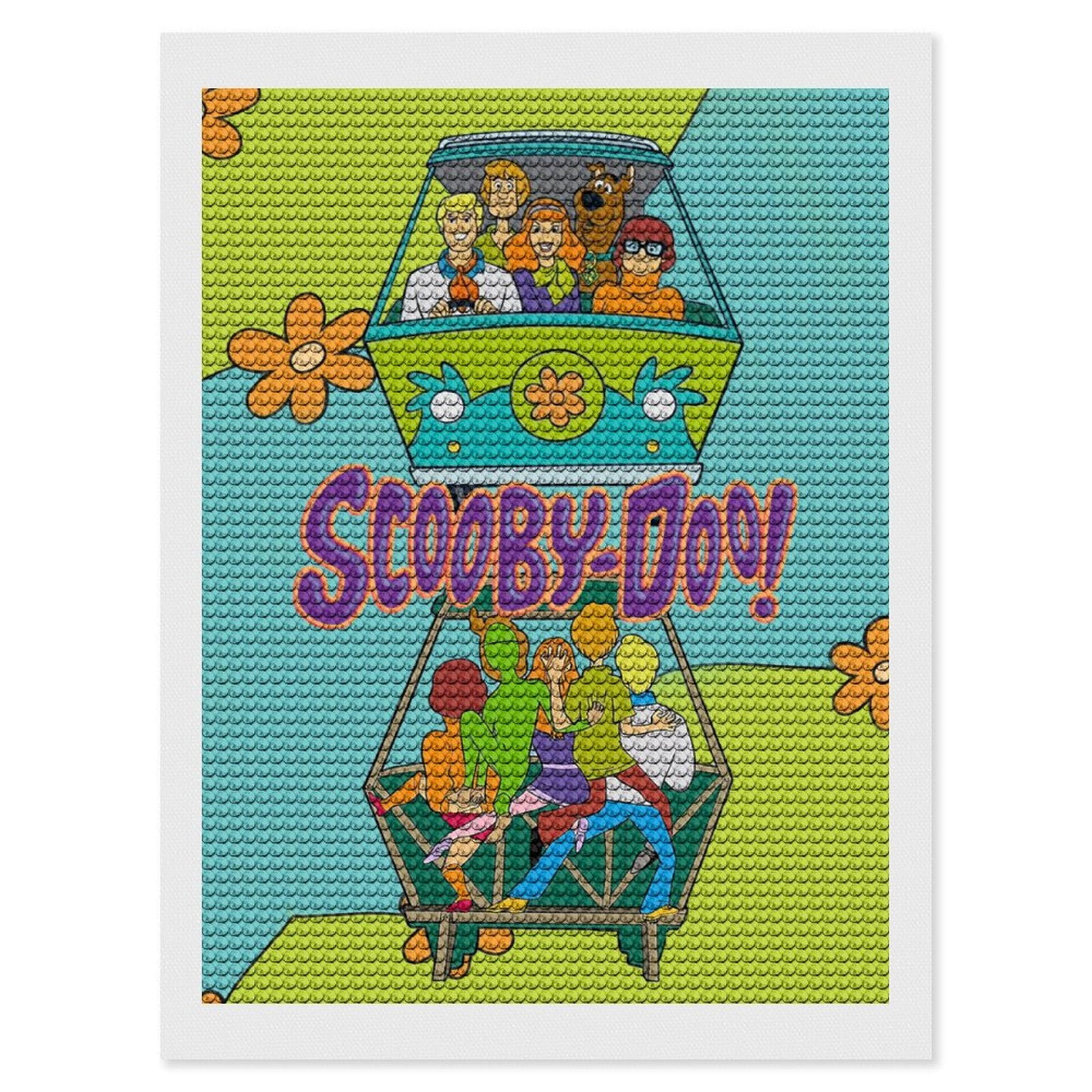 Scooby Scooby-Doo Canvas Picture Paintings Prints Wall Hang Diamond ...