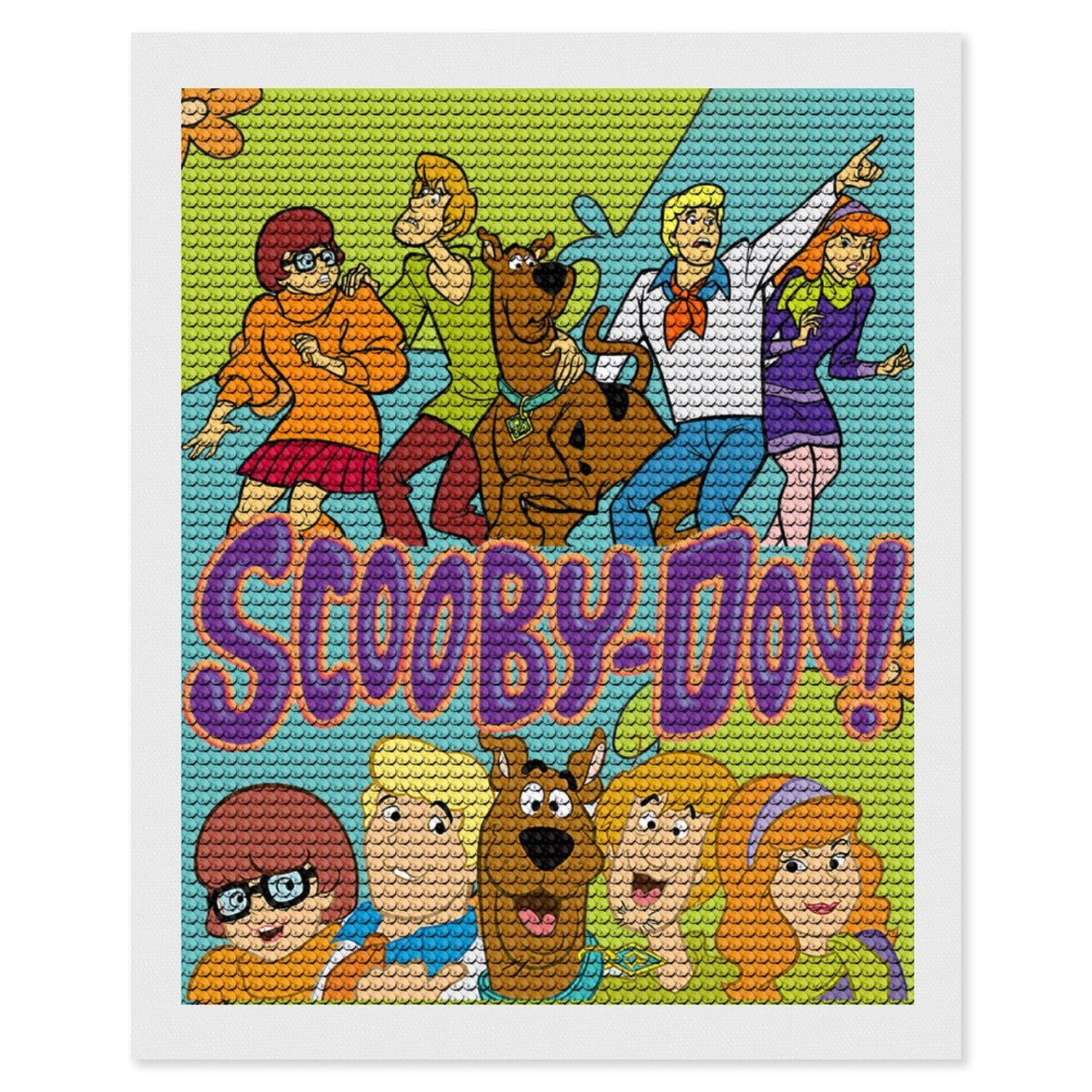 Scooby Scooby-Doo Canvas Picture Paintings Prints Wall Hang Diamond ...