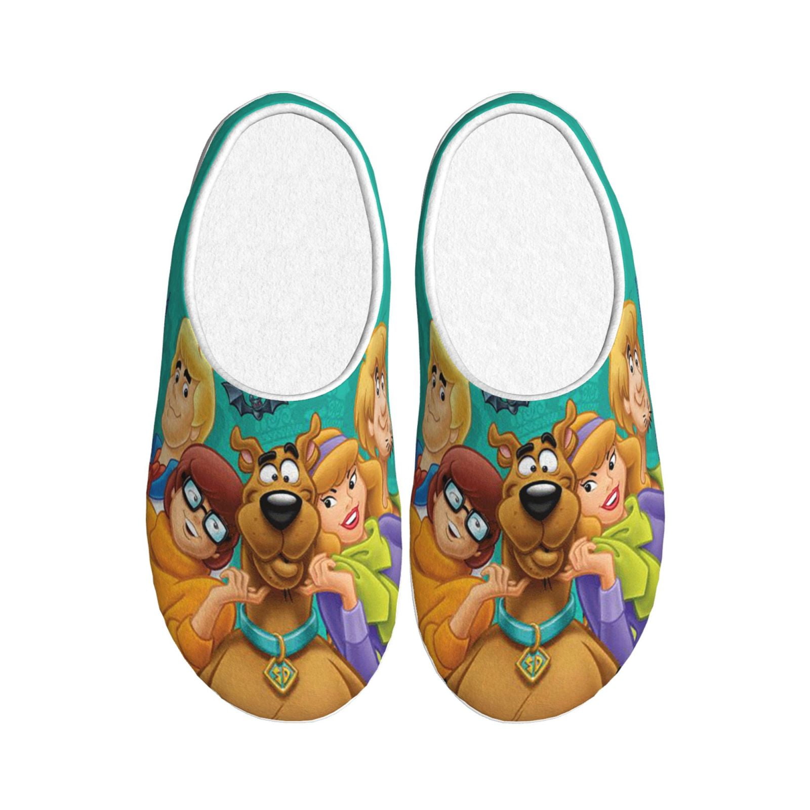 Scooby Scooby-Doo House Cotton Slippers Slip-On Indoor Memory Foam ...