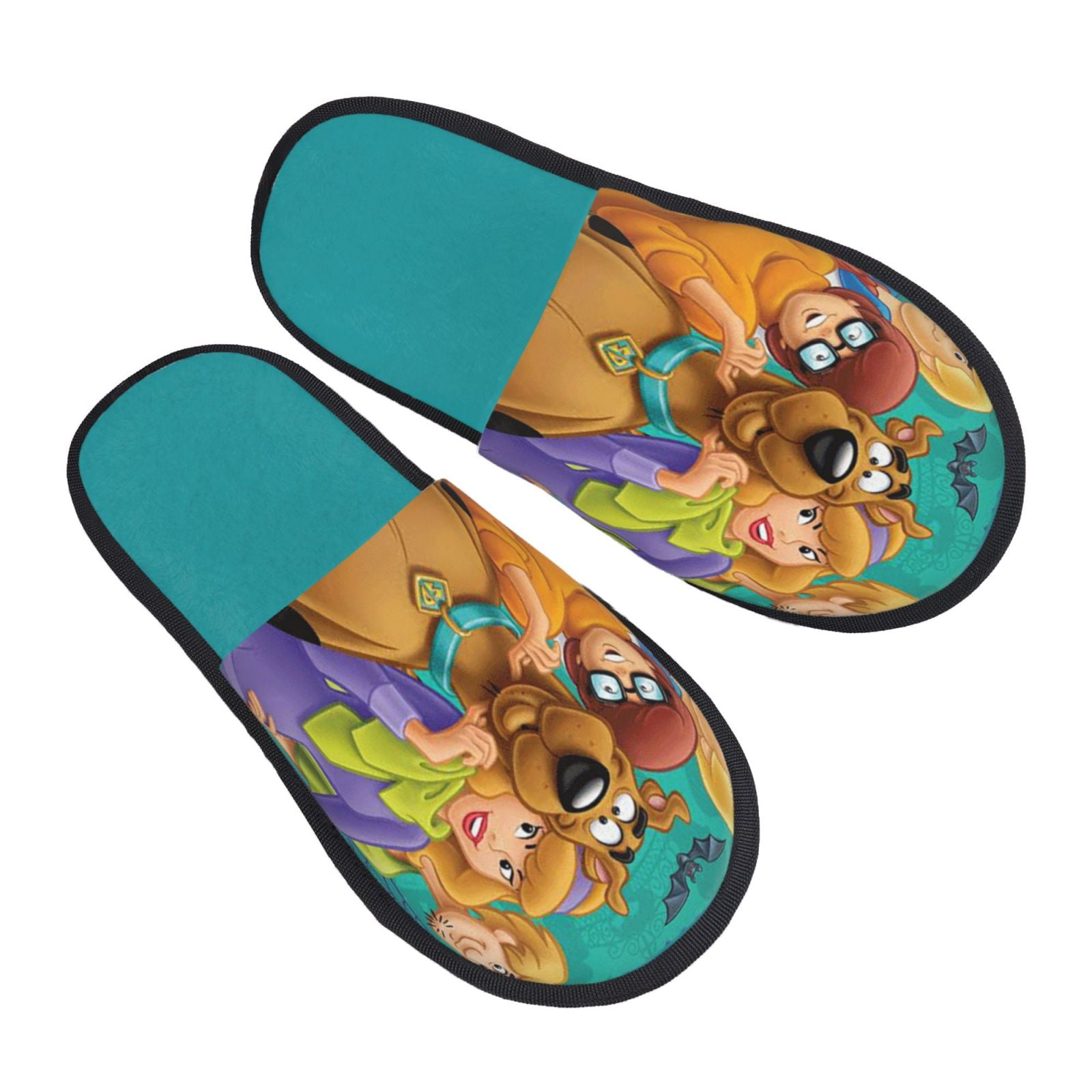Scooby Scooby-Doo House Slippers Slip-On Indoor Memory Foam House Shoes ...