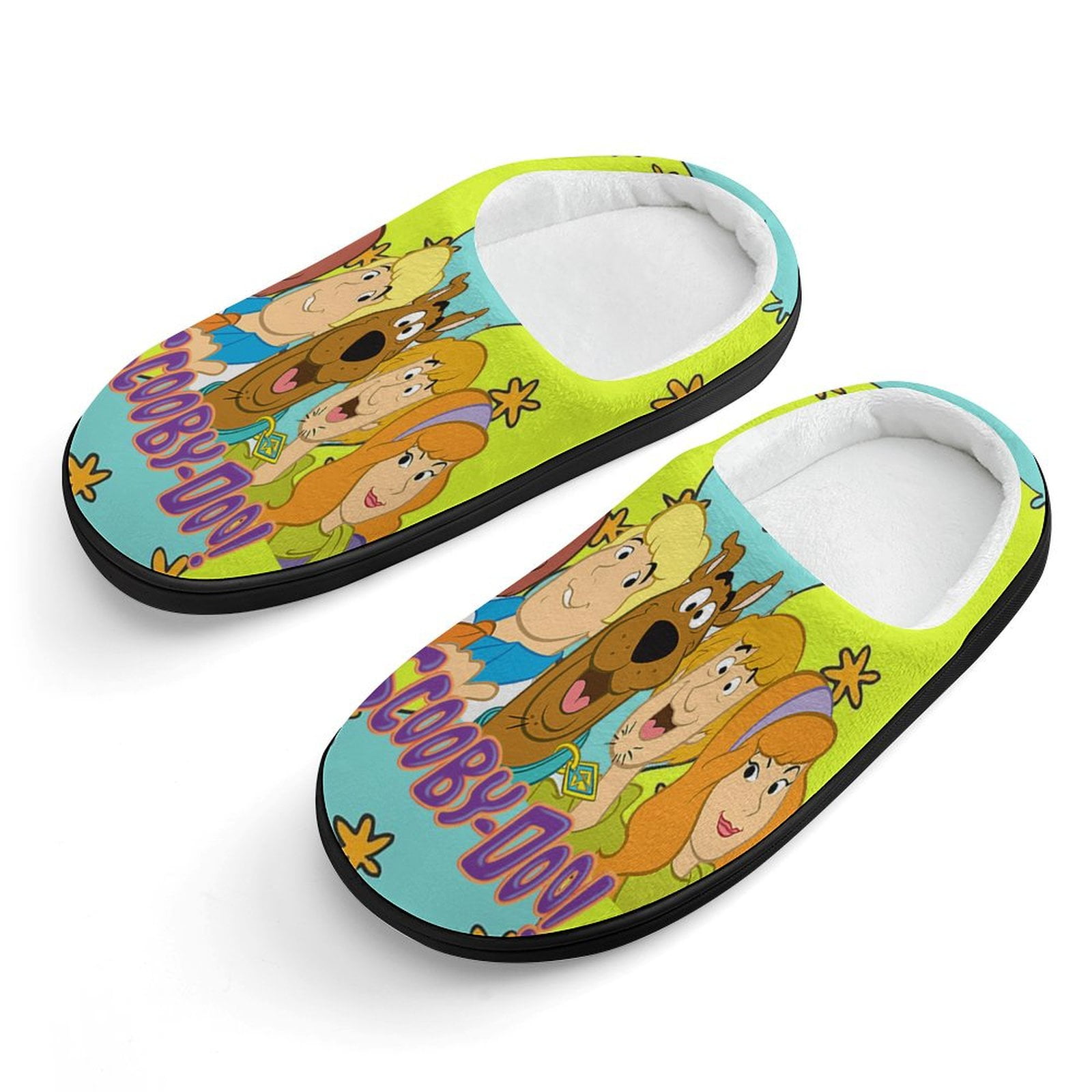 Scooby Scooby-Doo Kids Cotton Slippers Slip-on Indoor Memory Foam House ...