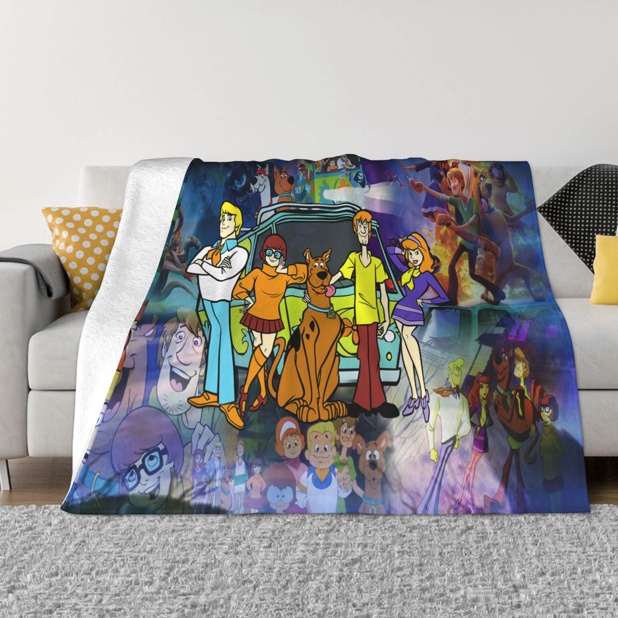 Scooby Scooby-Doo Soft Lightweight Bed Blankets Plush Fuzzy Cozy ...