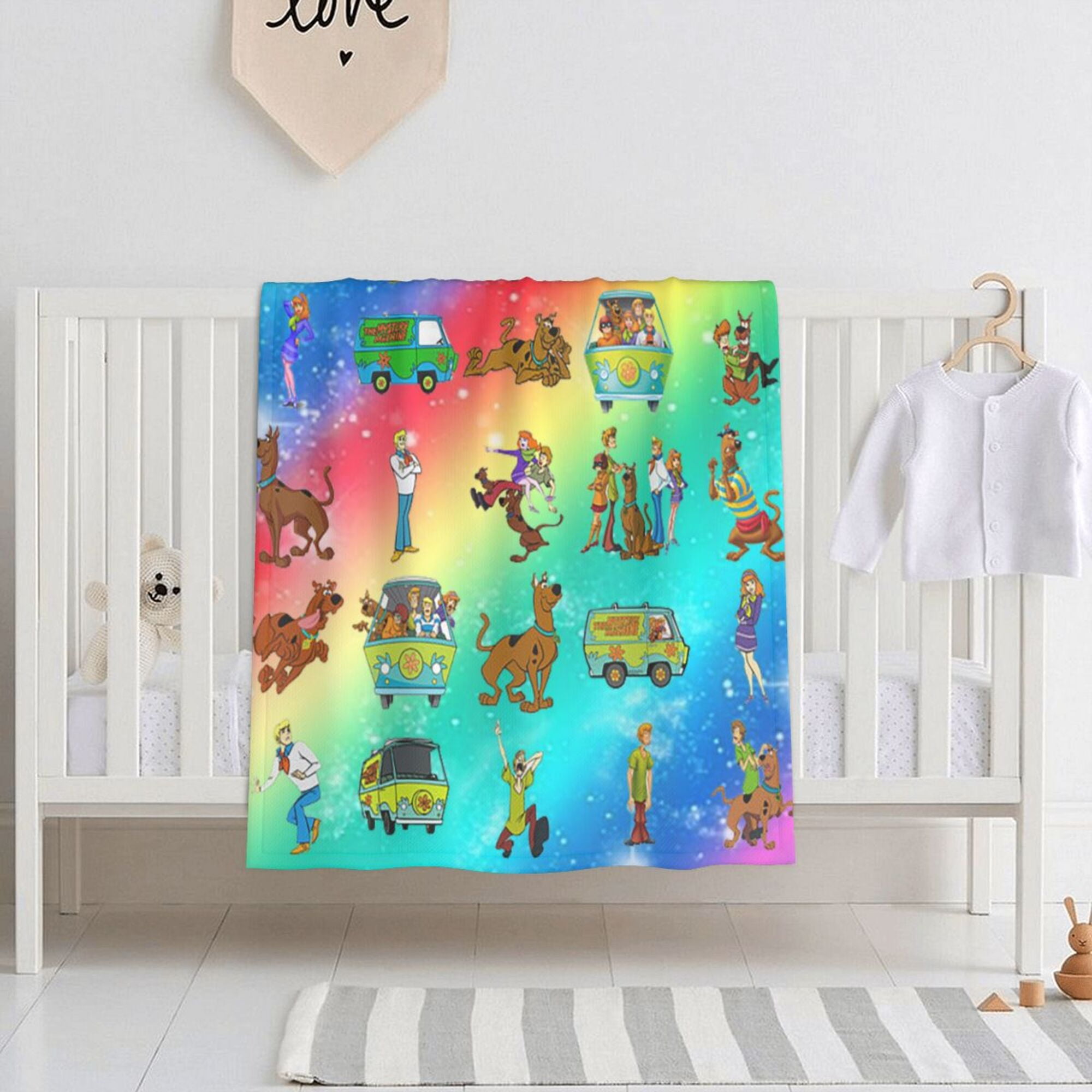 Scooby Scooby-Doo Super Soft Baby Blanket Lightweight Bed Blankets ...