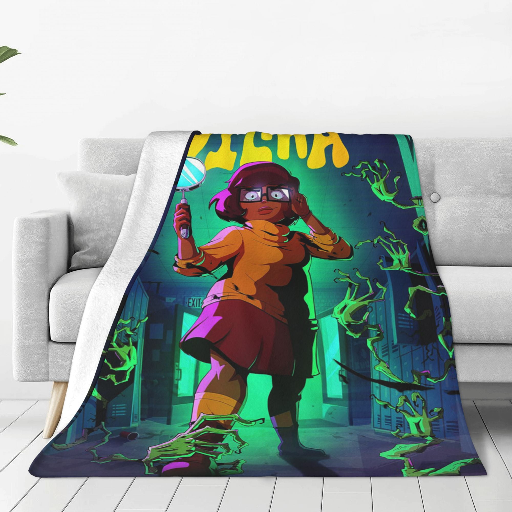 Scooby Velma Soft Lightweight Bed Blankets Plush Fuzzy Cozy Blanket ...