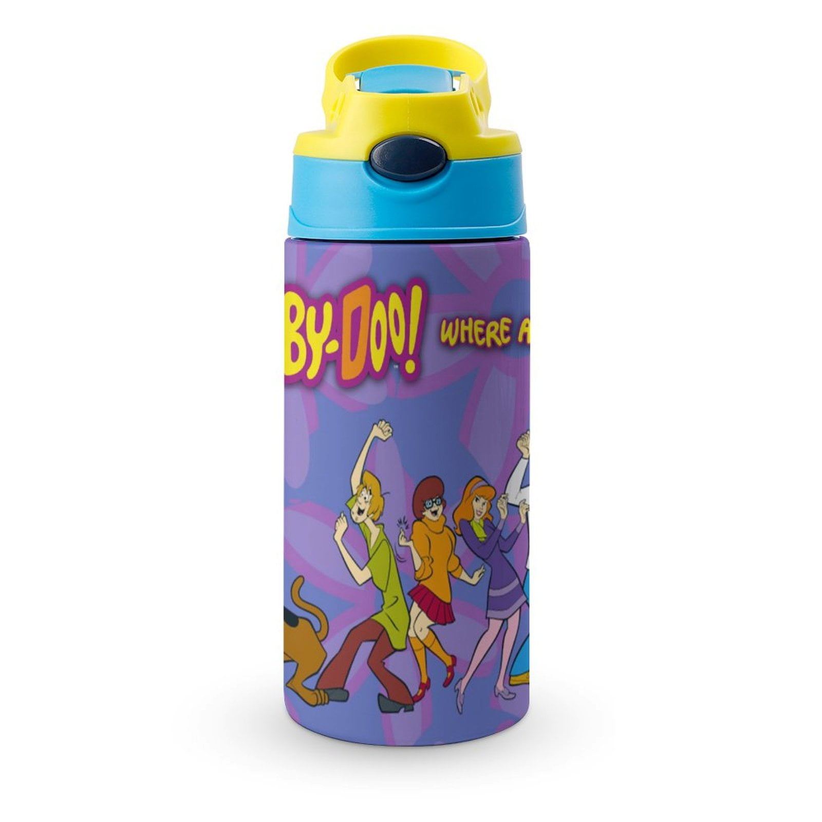 Scooby-doo Insulated Stainless Steel Water Bottle with Straw Vacuum ...