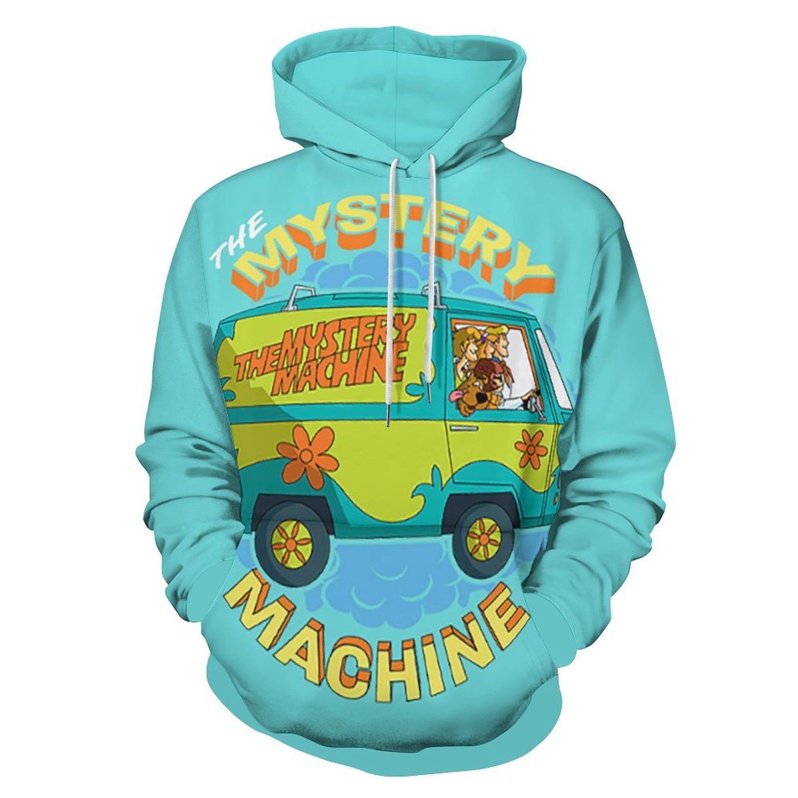 Scooby-doo Mystery Machine Adult Sweater Pullover Hoodie 3D Printed ...