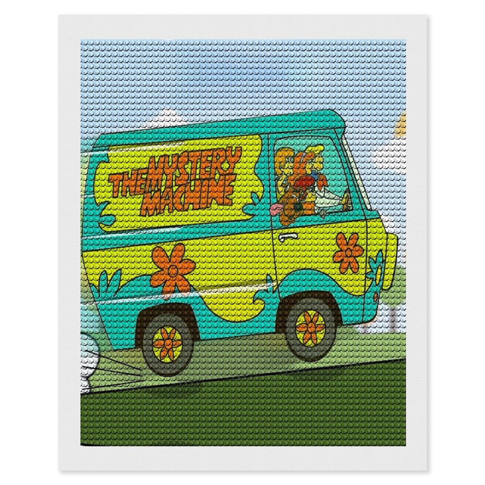 Scooby-doo Mystery Machine Canvas Picture Paintings Prints Wall Hang ...