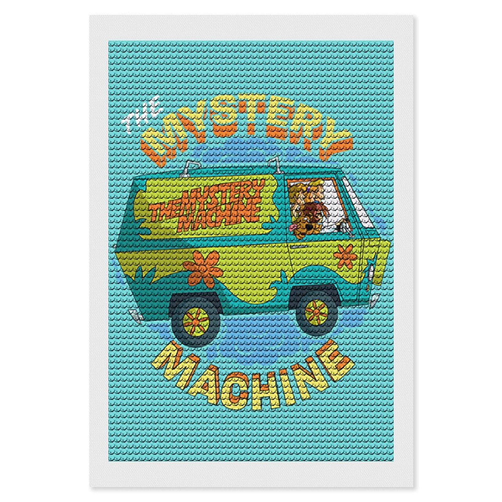 Scooby-doo Mystery Machine Canvas Picture Paintings Prints Wall Hang ...