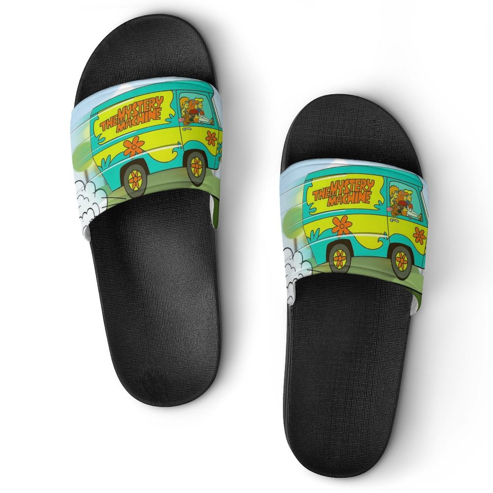 Scooby-doo Mystery Machine Slide Sandals for Women Men Pillow House ...