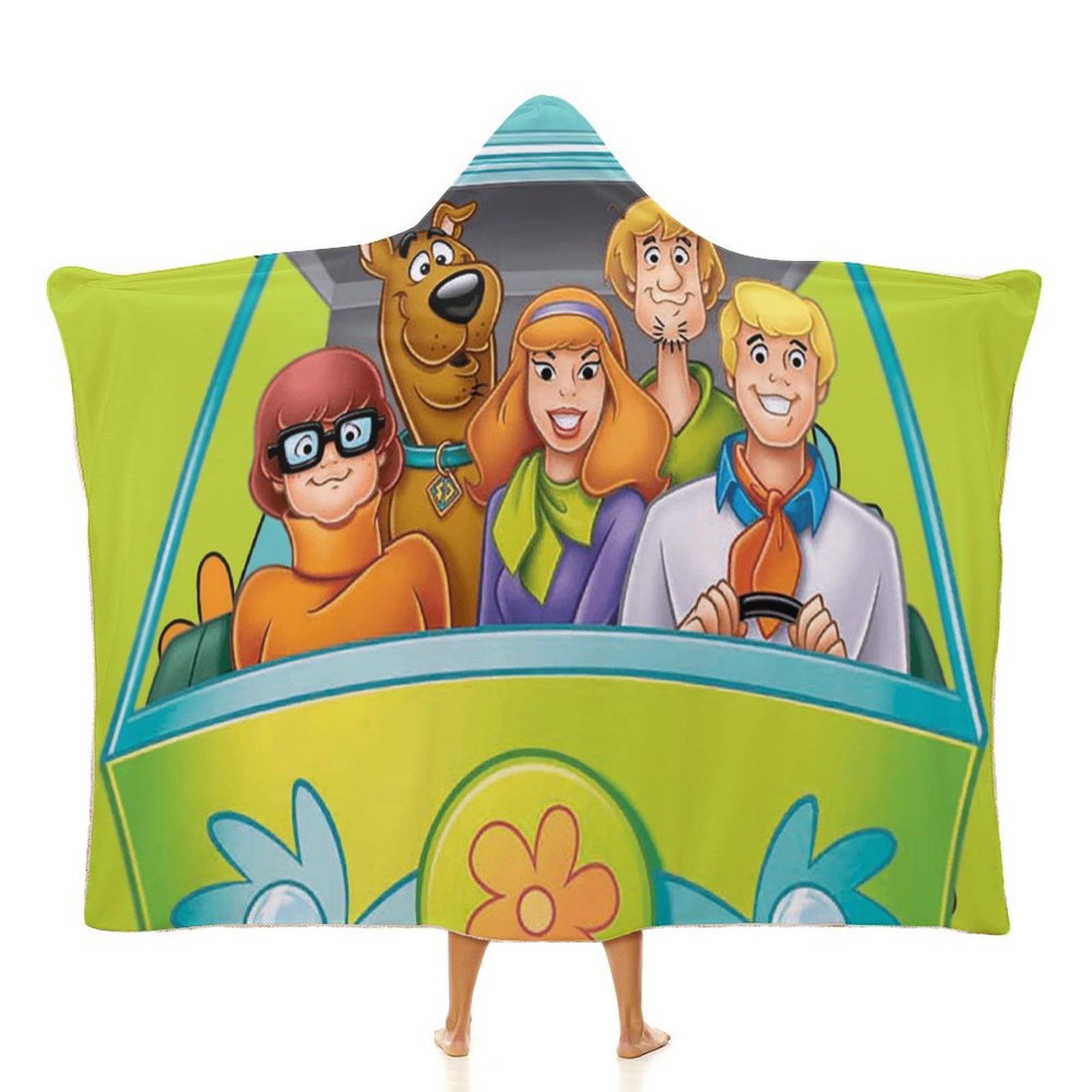 Scooby-doo Mystery Machine Soft Fleece Warm Blanket Throw Fuzzy ...
