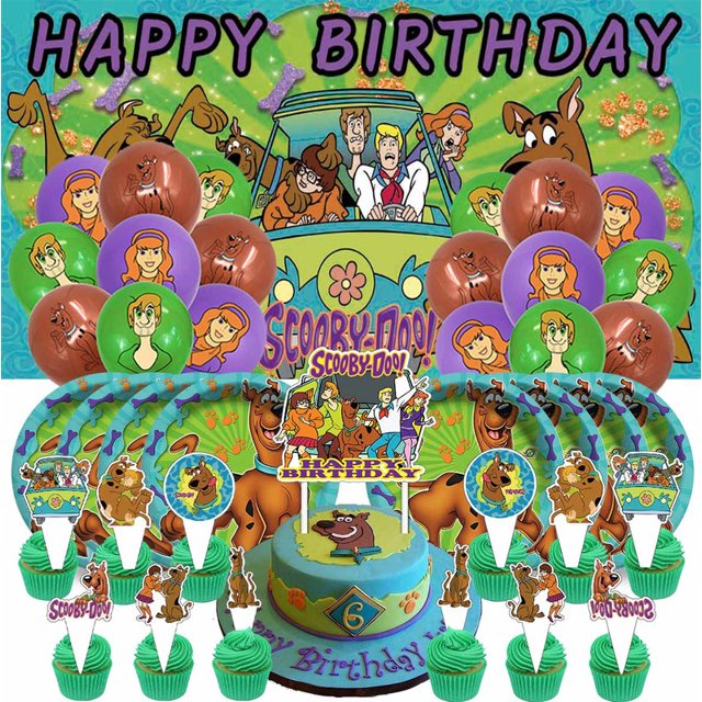 Scooby doo Party Supplies Balloons Tableware Decorations Birthday ...