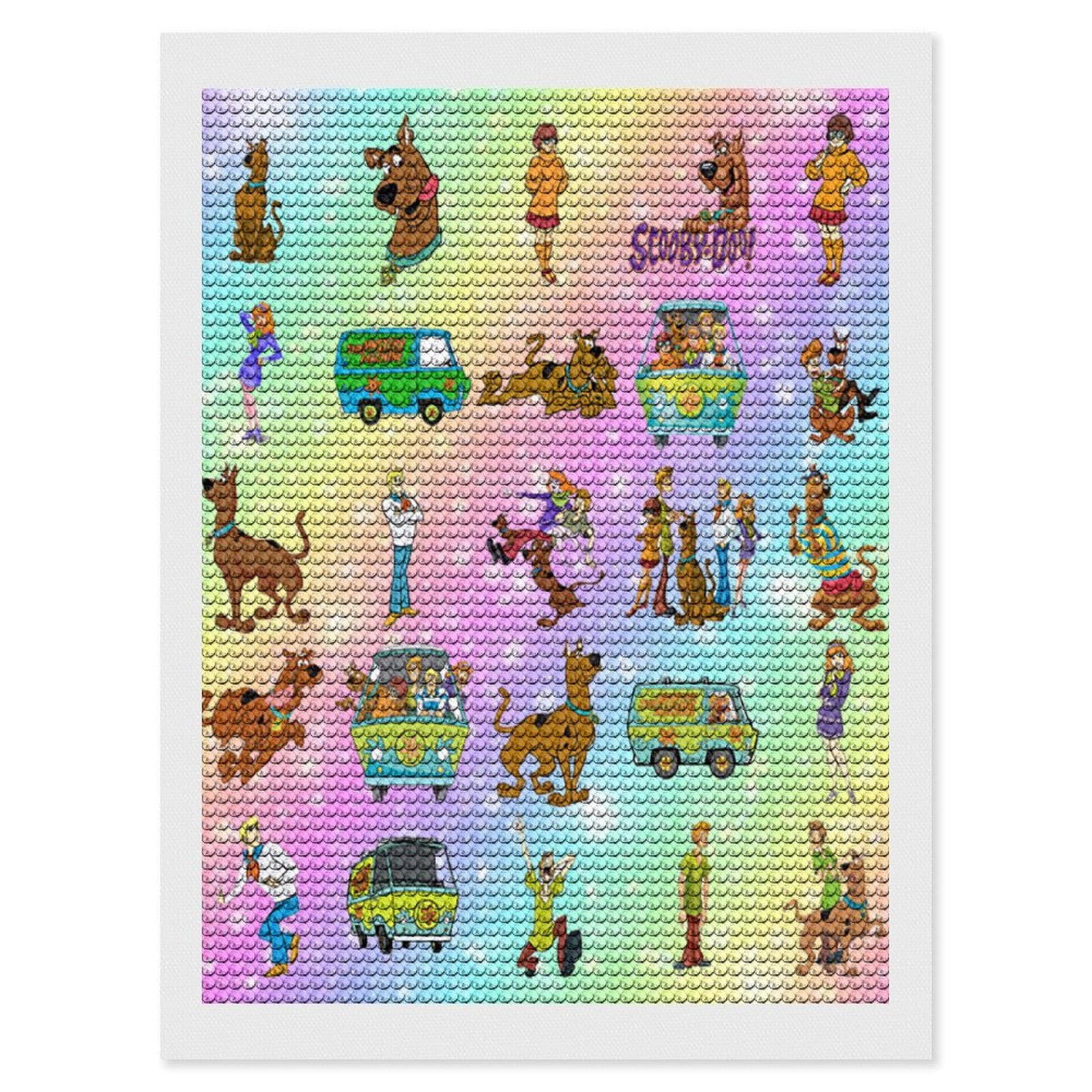 Scooby-doo Scooby Canvas Picture Paintings Prints Wall Hang Diamond ...