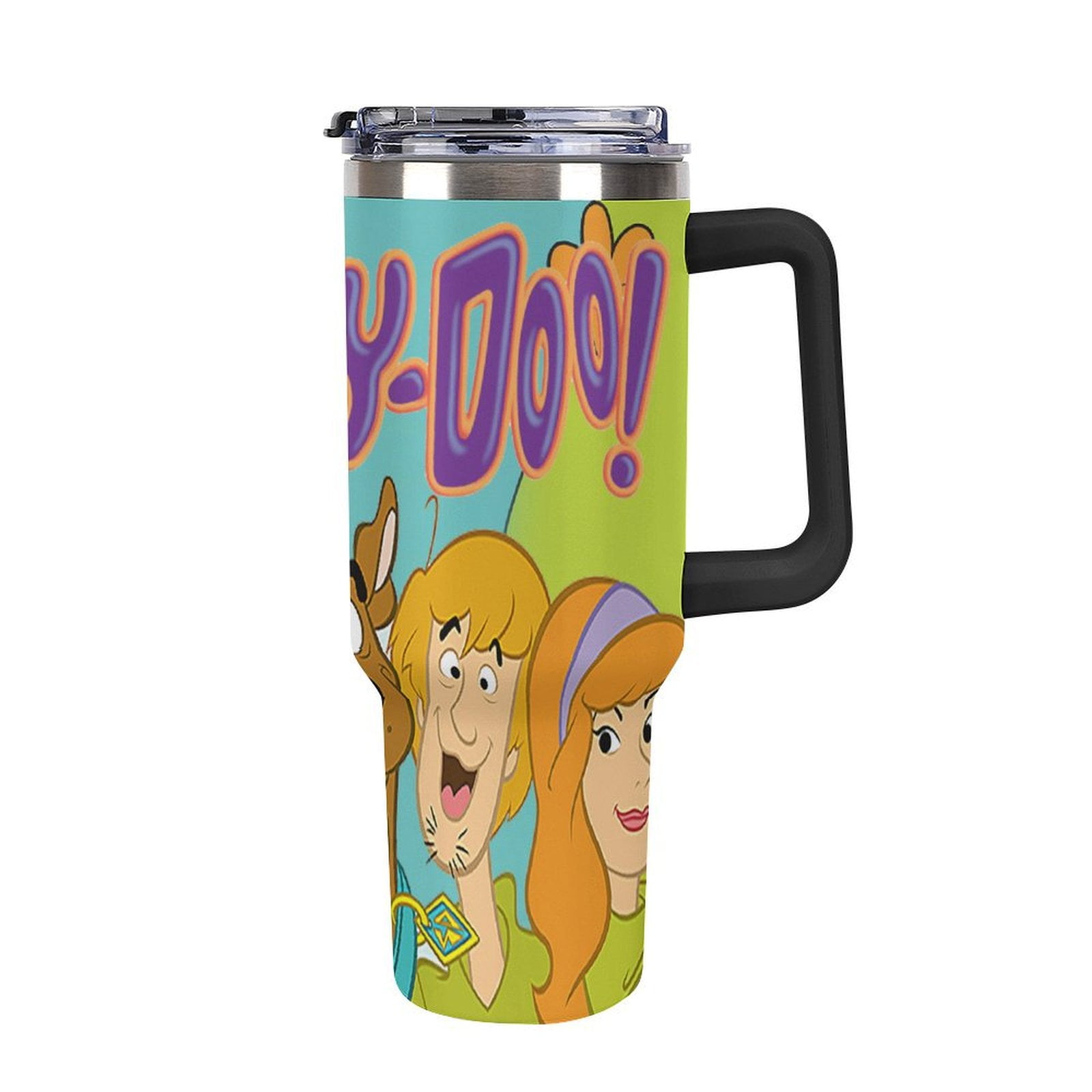 Scooby-doo Scooby Car Cup Tumbler with Handle & Straw 40Oz Cupholder ...