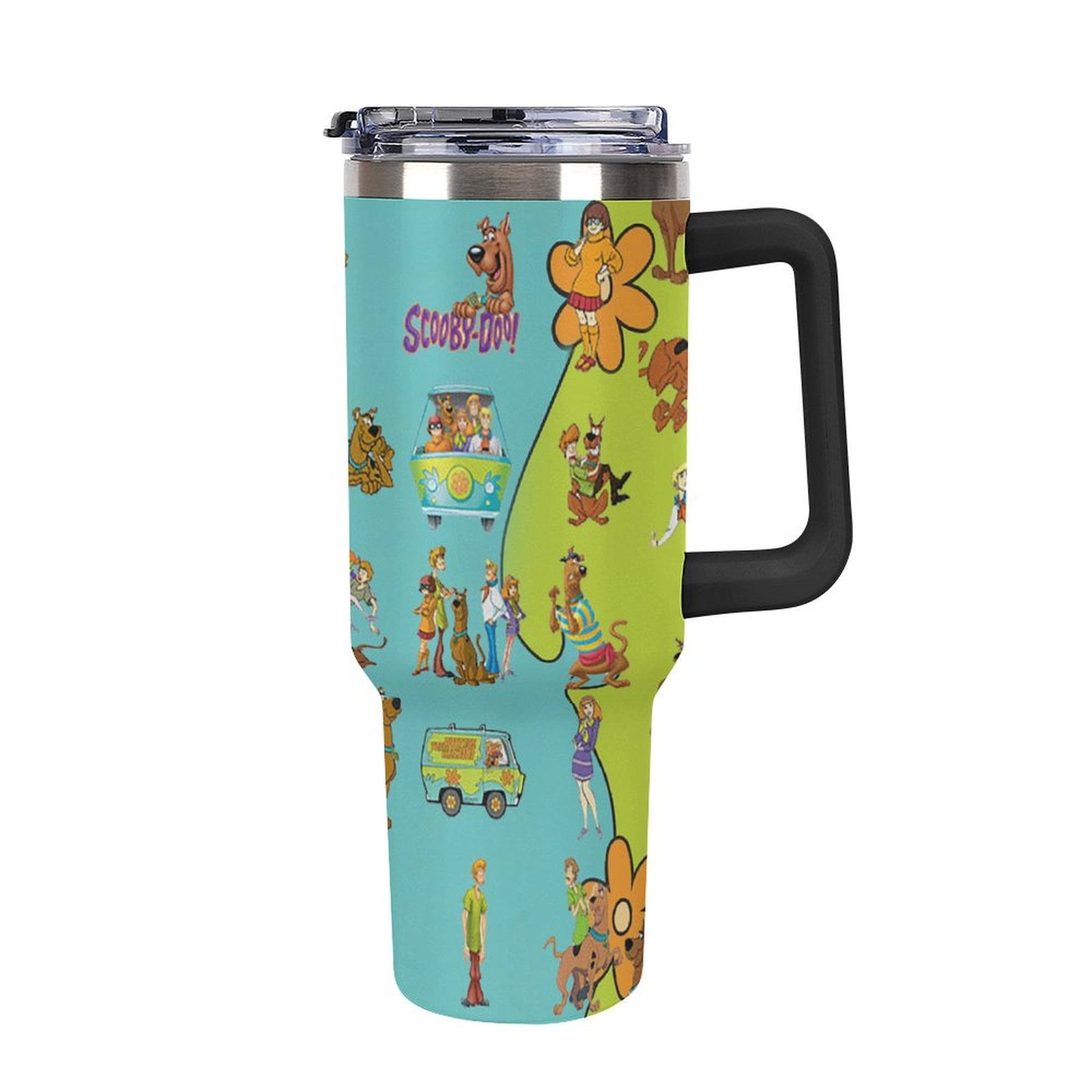 Scooby-doo Scooby Car Cup Tumbler with Handle & Straw 40 Oz Cupholder ...