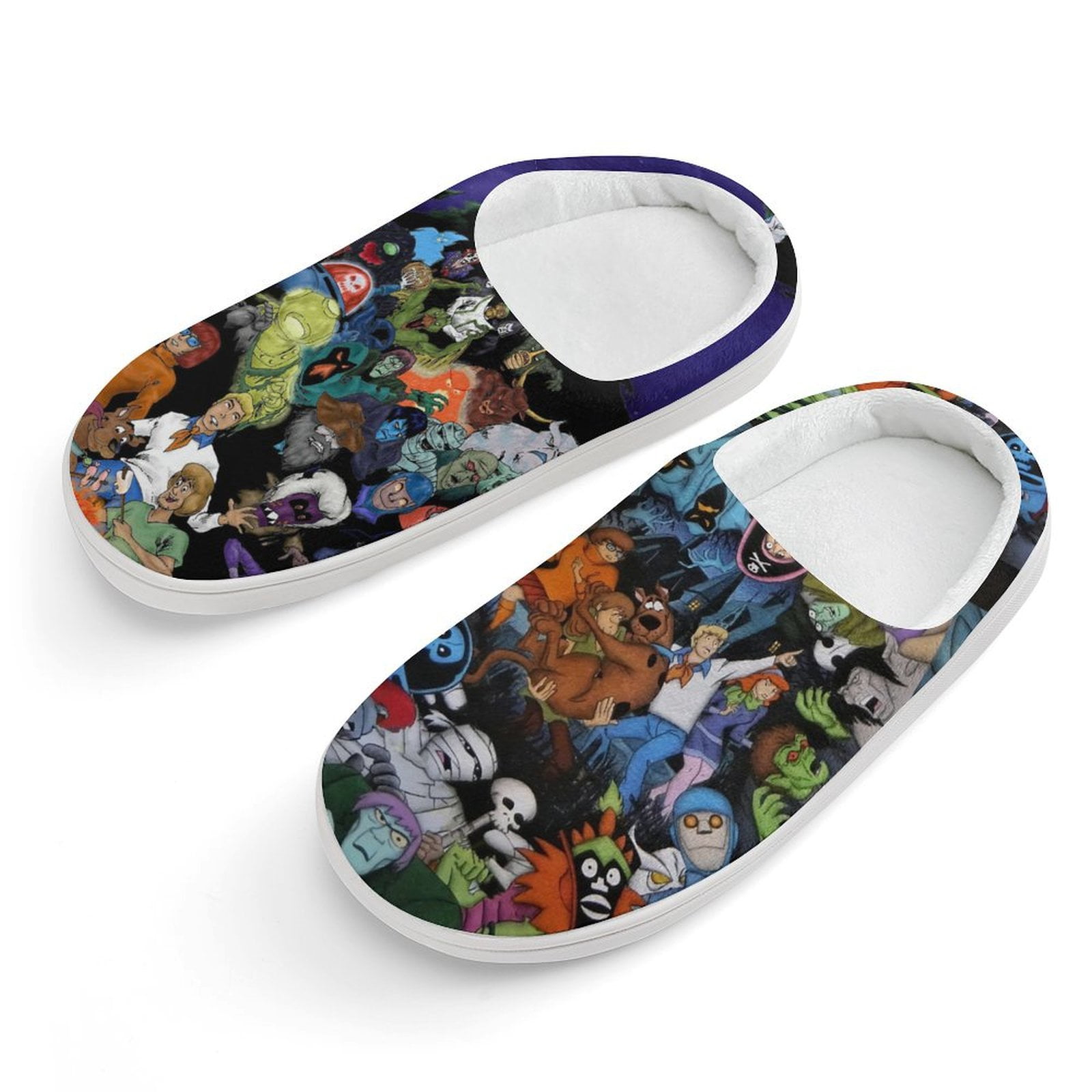 Scooby-doo Scooby Kids Cotton Slippers Slip-on Indoor Memory Foam House ...