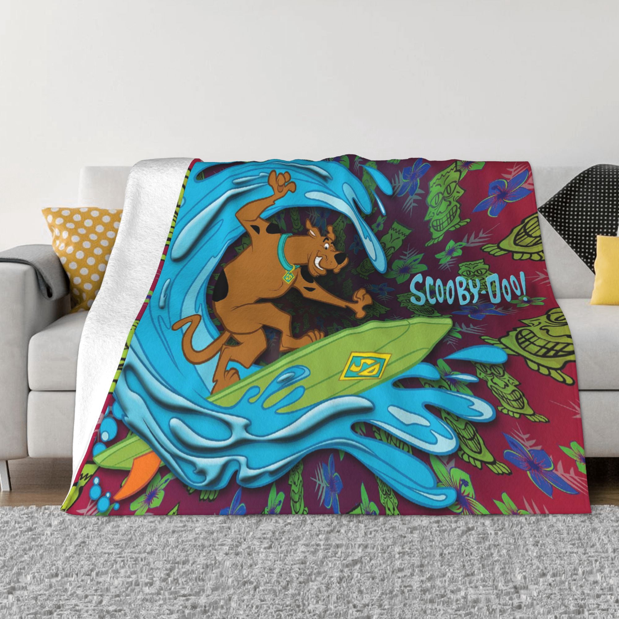 Scooby-doo Scooby Soft Lightweight Bed Blankets Plush Fuzzy Cozy ...
