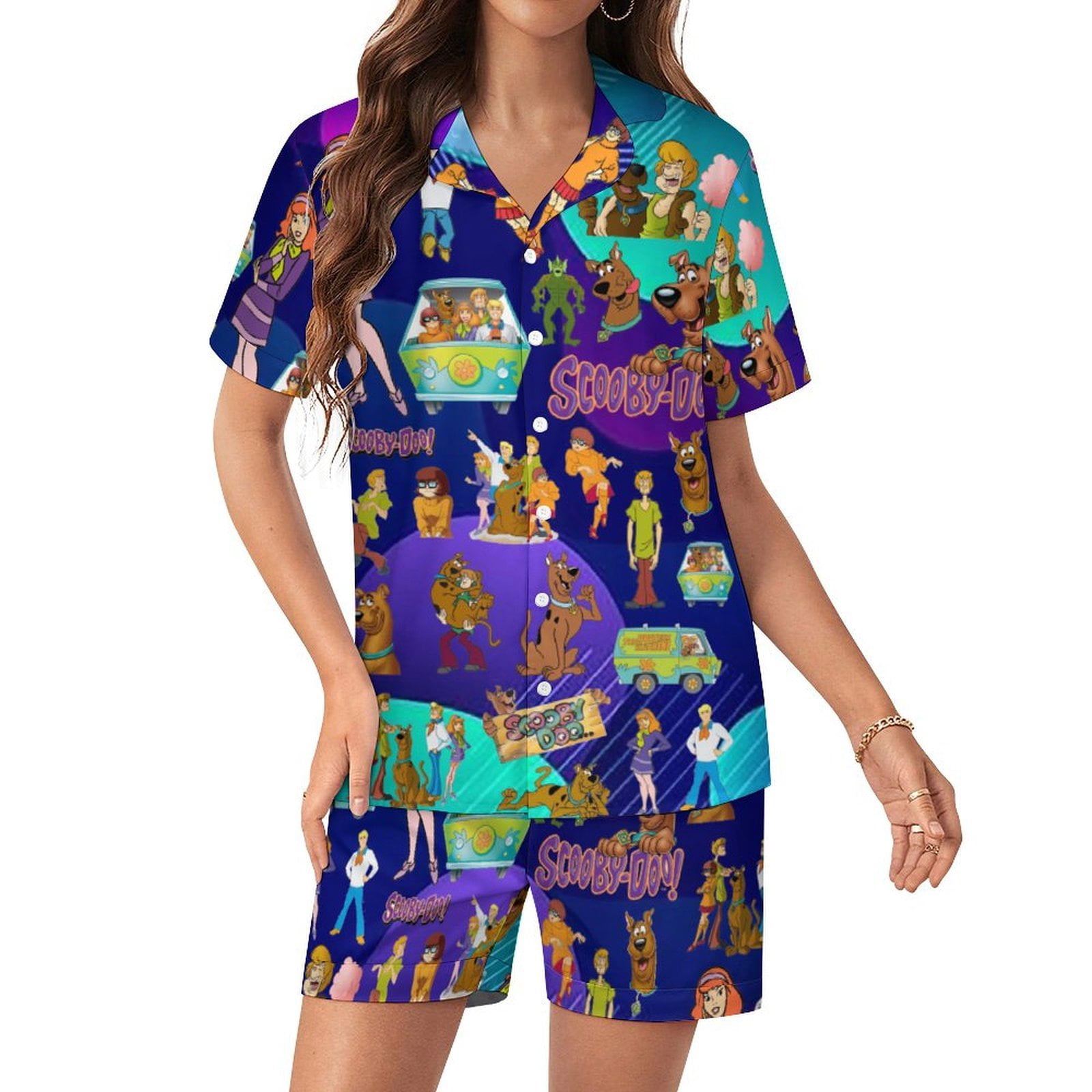 Scooby-doo Scooby Women's Pajama Set 2-Piece Sleepwear Loungewear ...