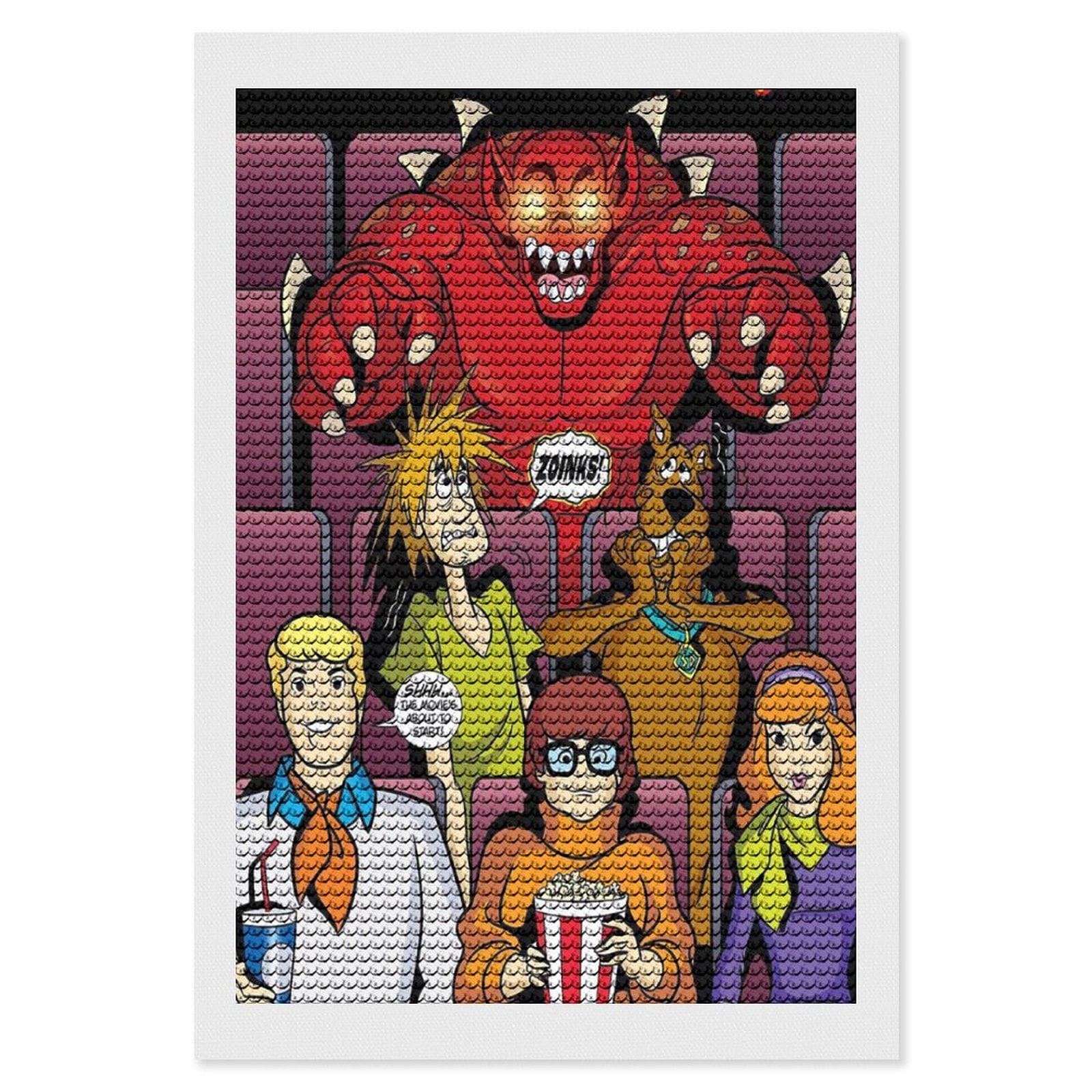 Scooby-doo Sky Canvas Picture Paintings Prints Wall Hang Diamond ...