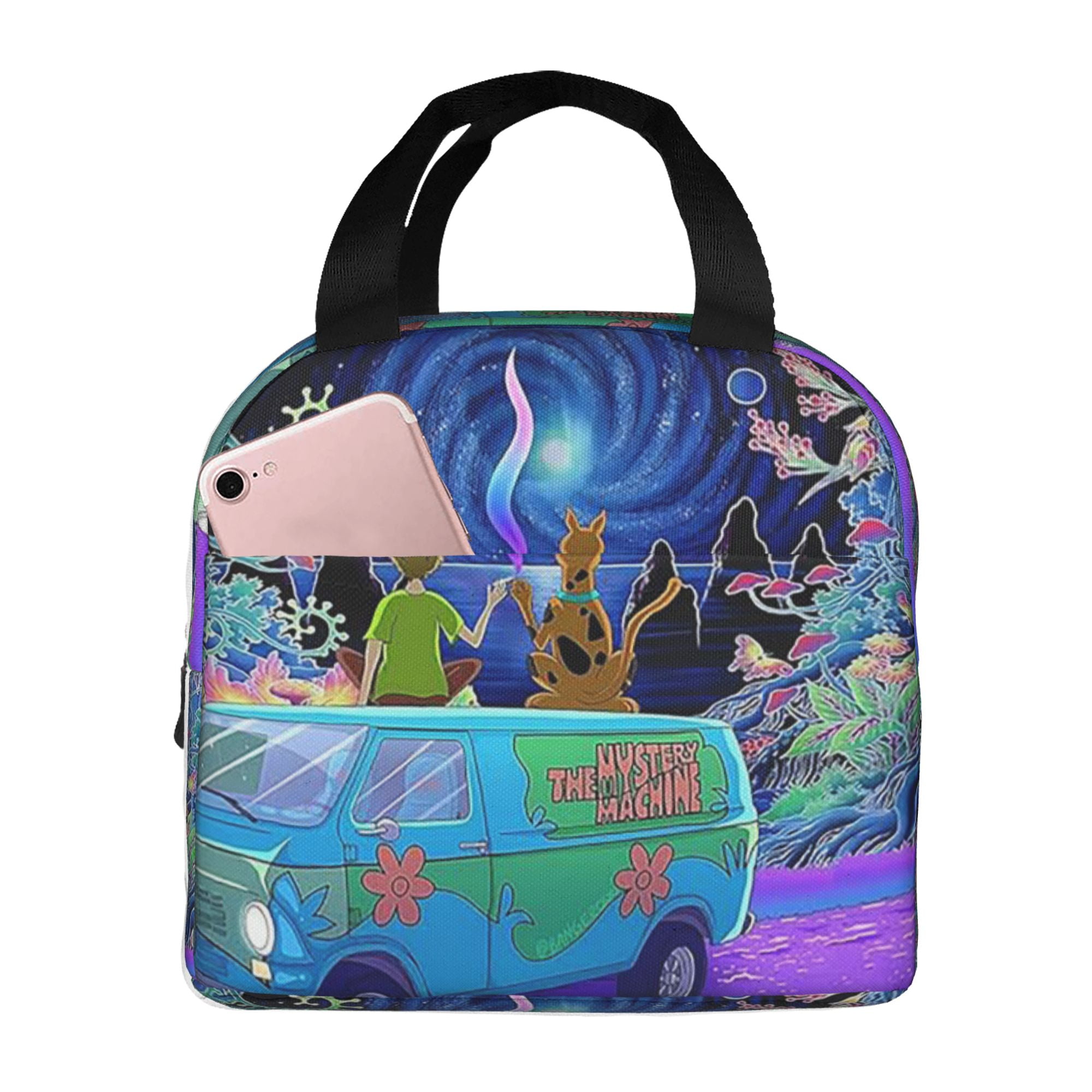 Scooby-doo Sky Lunch Bag Portable Tote Bag Insulated Lunch Box Picnic ...
