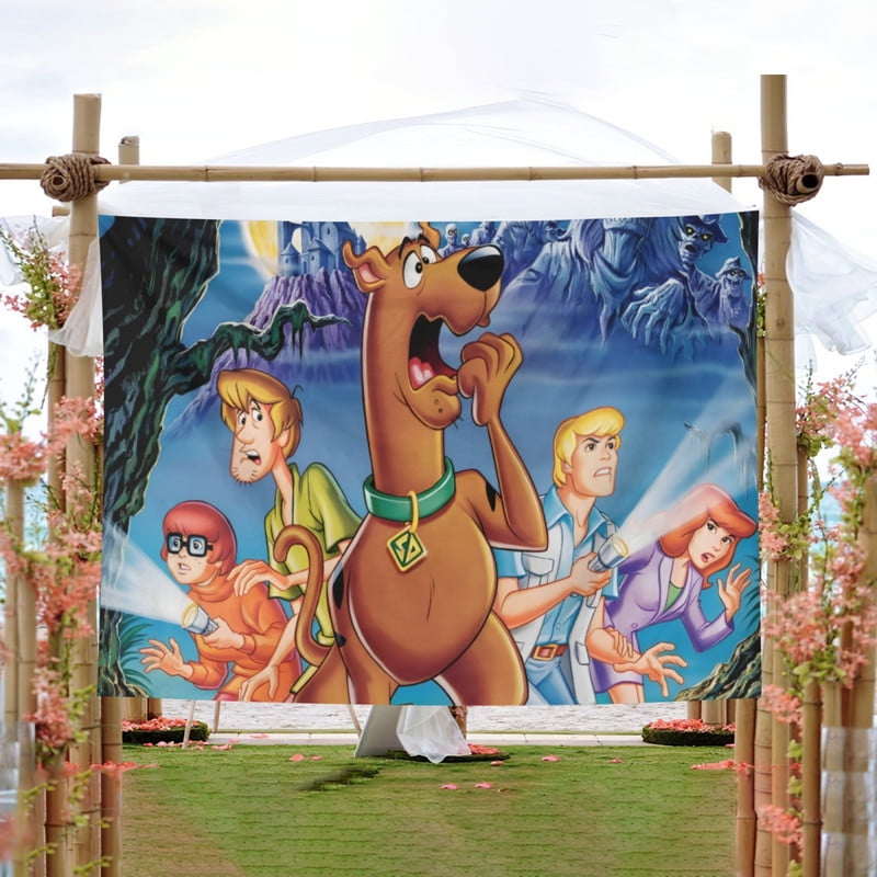 Scooby doo Tapestry Gift Wall Hanging Backdrop for Room Bedroom Girls ...