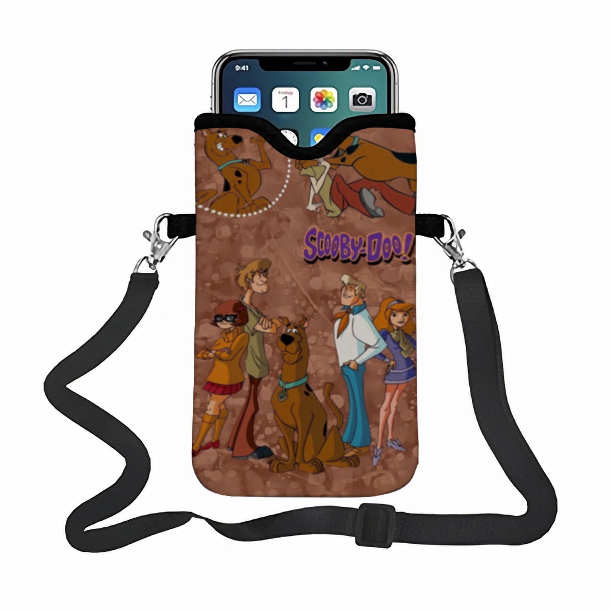 Scooby doo crossbody style phone bag, with an adjustable strap small ...