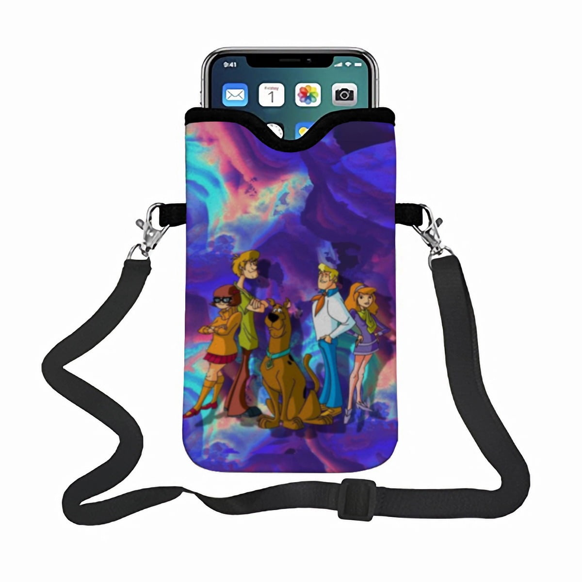 Scooby doo phone bag, paired with an adjustable strap small pouch ...