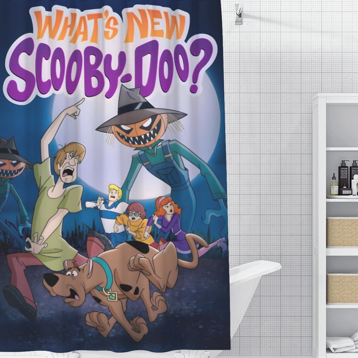 Scooby doo-theme Bathroom Shower Curtain Home Decor,Bath Curtains ...