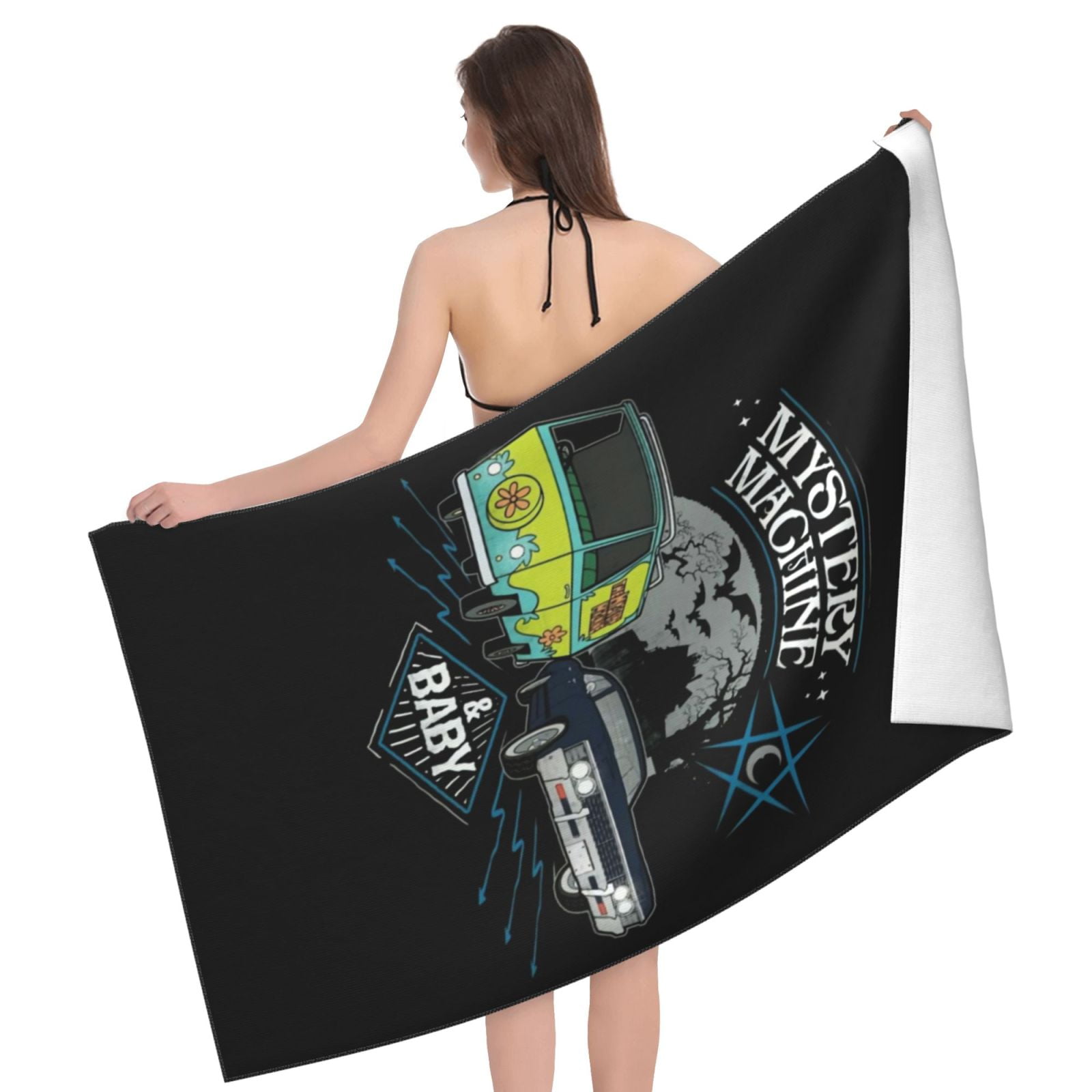 Scoobynatural Anime Towel Absorption Quick Dry Absorption Luxury Beach ...