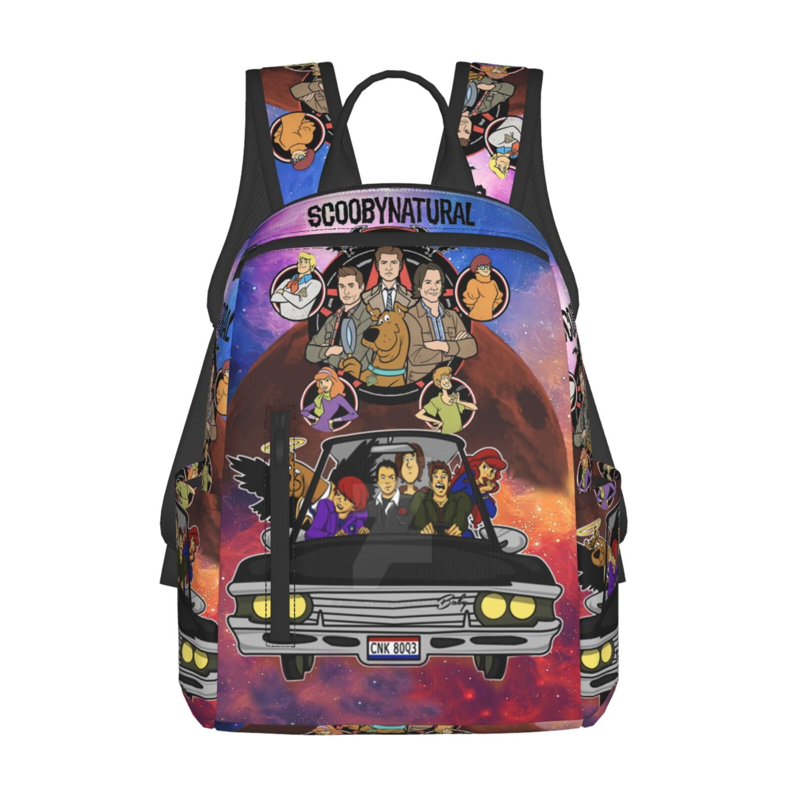 Scoobynatural Supernatural Backpacks Large Capacity Travel Backpack ...