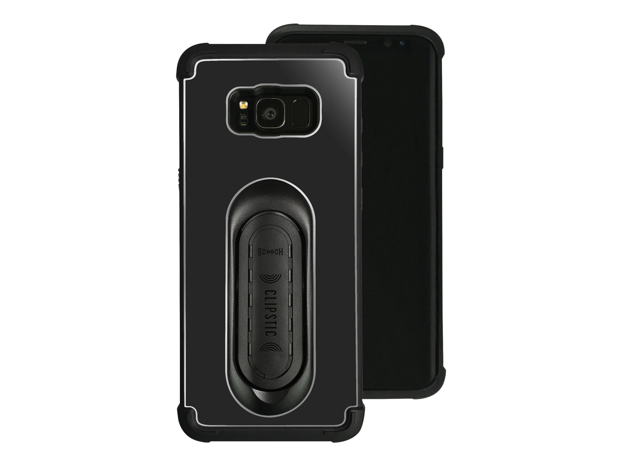 Scooch CLIPSTIC PRO - Back cover for cell phone - black - for Samsung ...