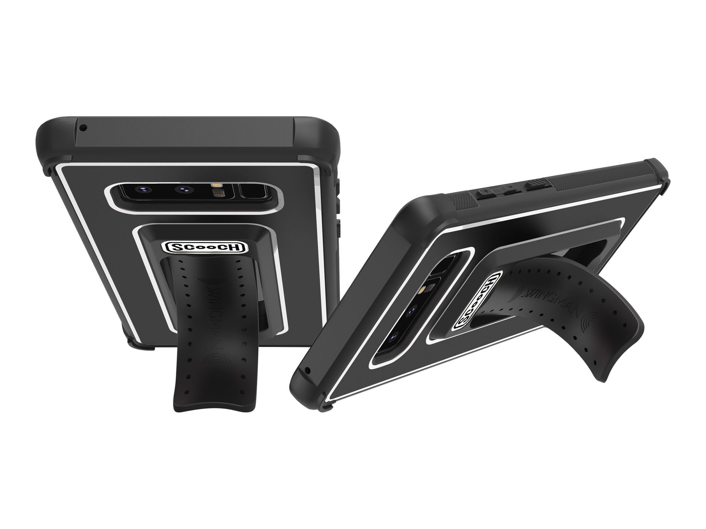 Scooch WINGMAN 5in1 - Back cover for cell phone - black - for Samsung ...