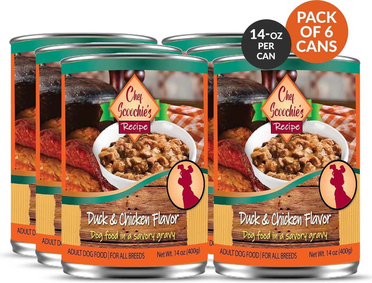 Scoochie Pet Chef Scoochies Recipe Real Duck & Chicken in Savory Gravy ...