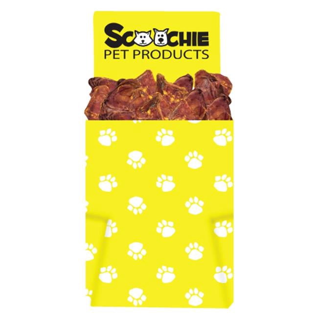 Scoochie Pet Products 282 Bacon & Cheddar Loaded Pig Ears Treats in ...