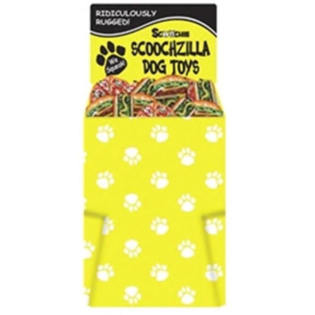 Scoochie Pet Products 70 9.5 in. Dump Bin of Scoochzilla Puppy Popcorn ...