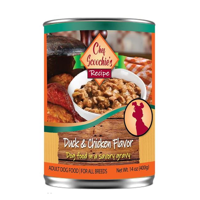 Scoochie Pet Products 953 14 oz Chef Scoochies Duck & Chicken Dog Food ...