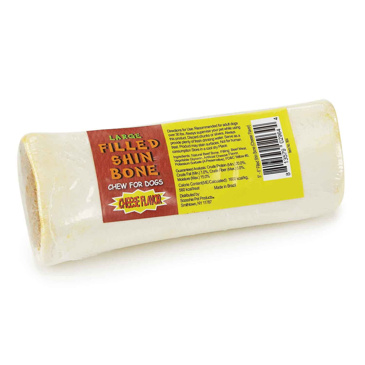 Scoochie Pet SCP Bone Cheese 5-6in - Walmart.com
