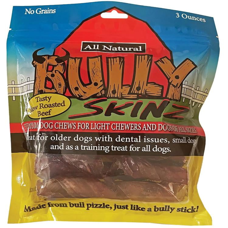 SCP Bull Pizzle Skin – Bully Skinz 3oz | All-natural Slow-Roasted Dog ...