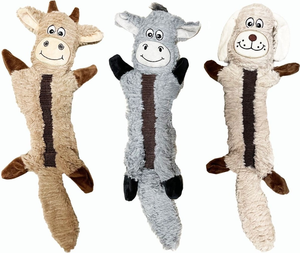 Scoochie Pet Stretchables Squeaky Dog Chew Toy, 20-in - Walmart.com