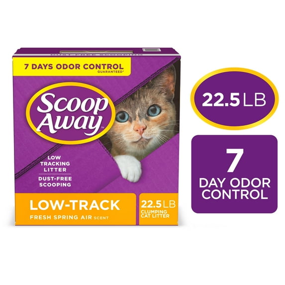 Scoop Away Big Scoopable Low-Track Clumping Cat Litter, Fresh Spring ...