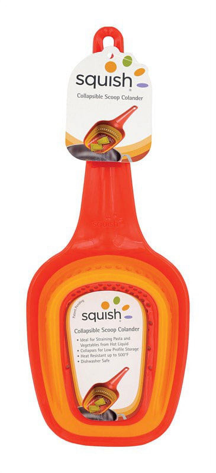 Squish 41082 Collapsible Scoop Colander, 12.75" X 4.75" - Walmart.com