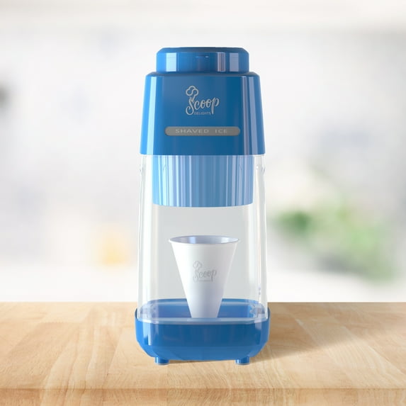 Scoop Delights Elite Snow Cone & Shaved Ice Maker Blue, for All Ages ...