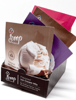 Scoop Delights Ice Cream Powder Chocolate Flavor Mix 8 oz Pouch, for ...