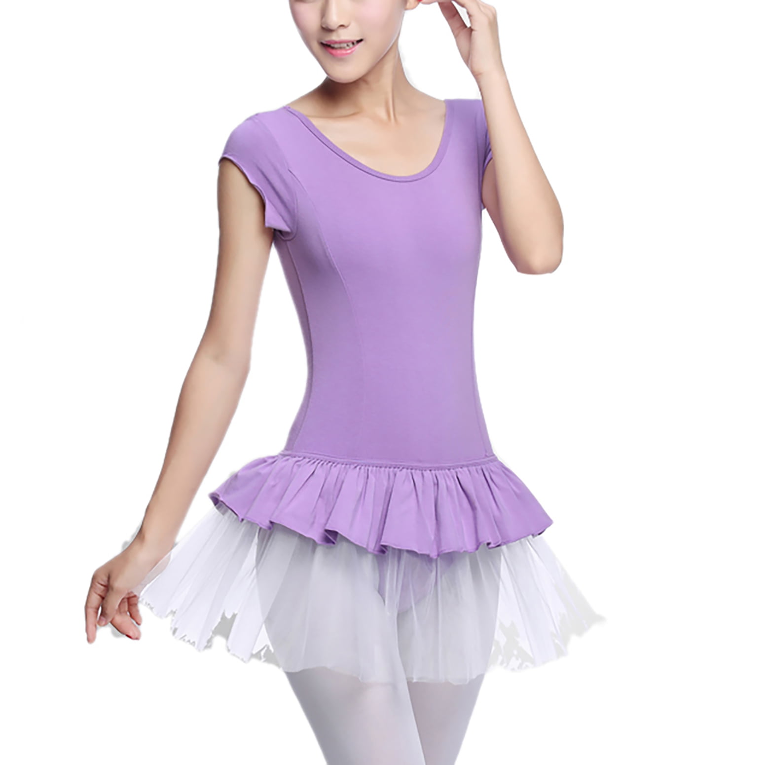 Scoop Neck Criss Cross Back Tutu with Leotard Ballet Tutu Leotard Low ...