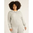 Scoop Women’s & Women's Plus Ultimate ScubaKnit Half Zip Sweatshirt ...