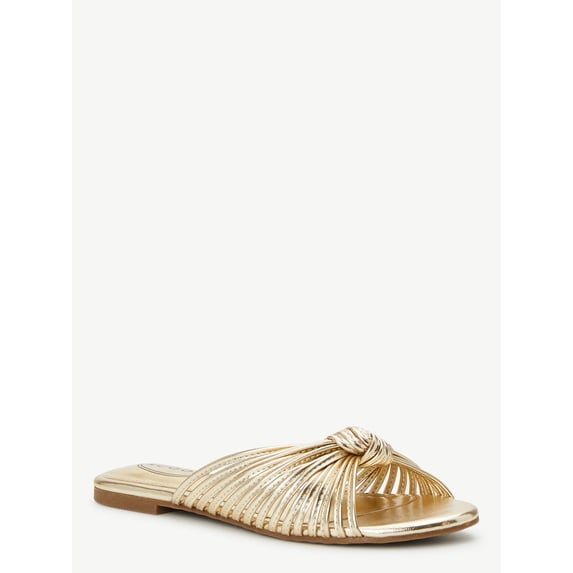 Scoop Women's Braided Knot Slide Sandal - Walmart.com