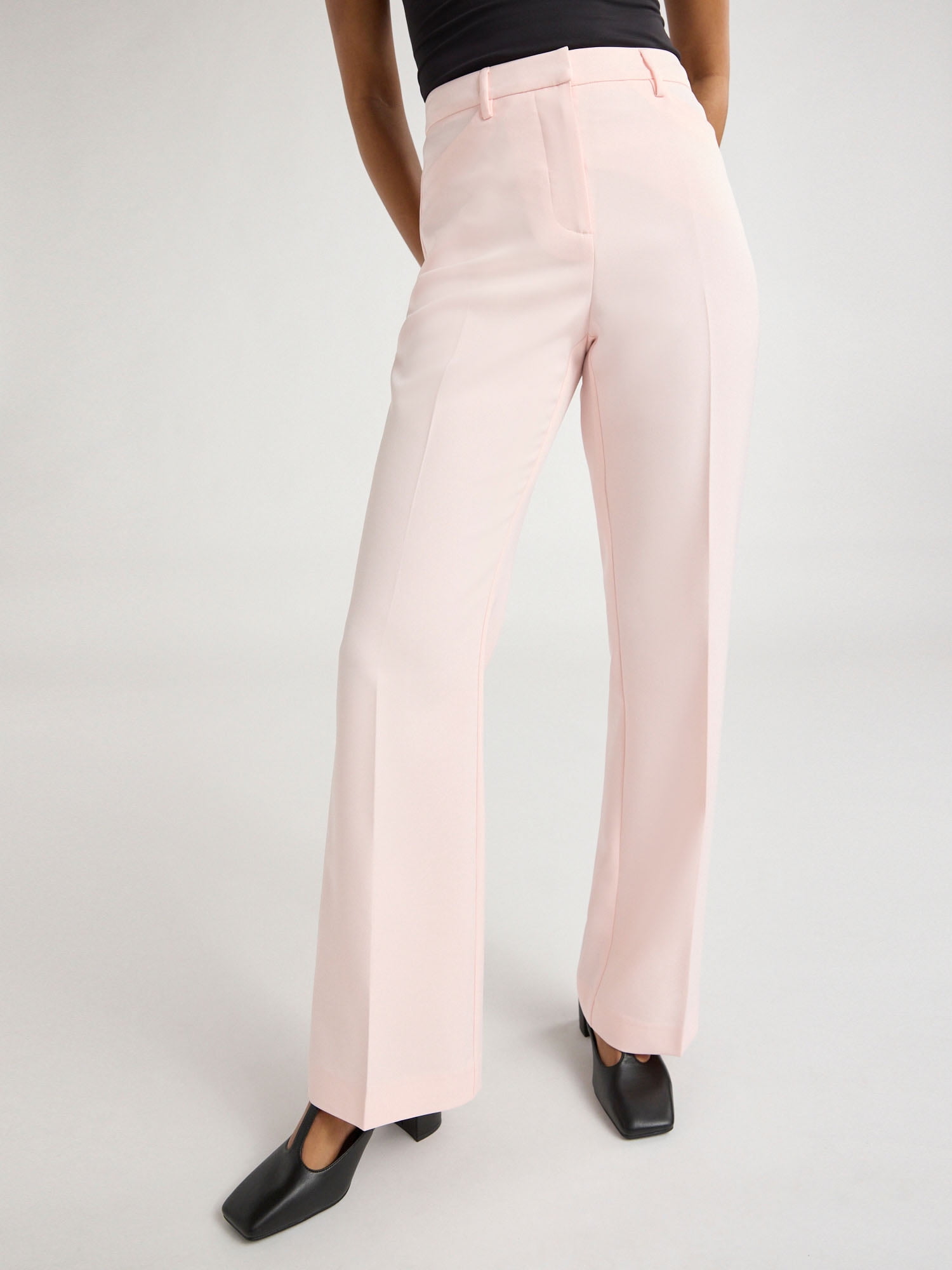 Scoop Women's and Women’s Plus Ultimate Crepe High Rise Bootcut Suit ...