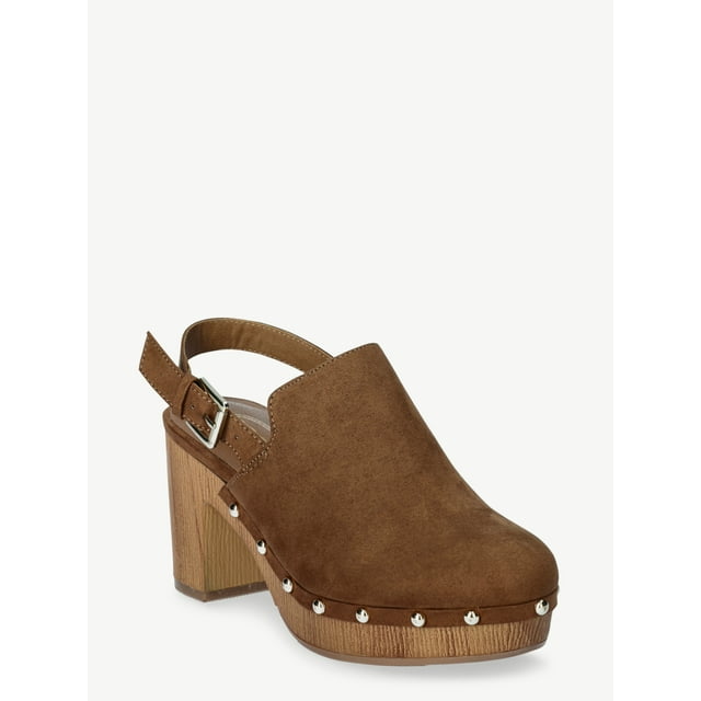 Scoop Women’s Heeled Clogs - Walmart.com