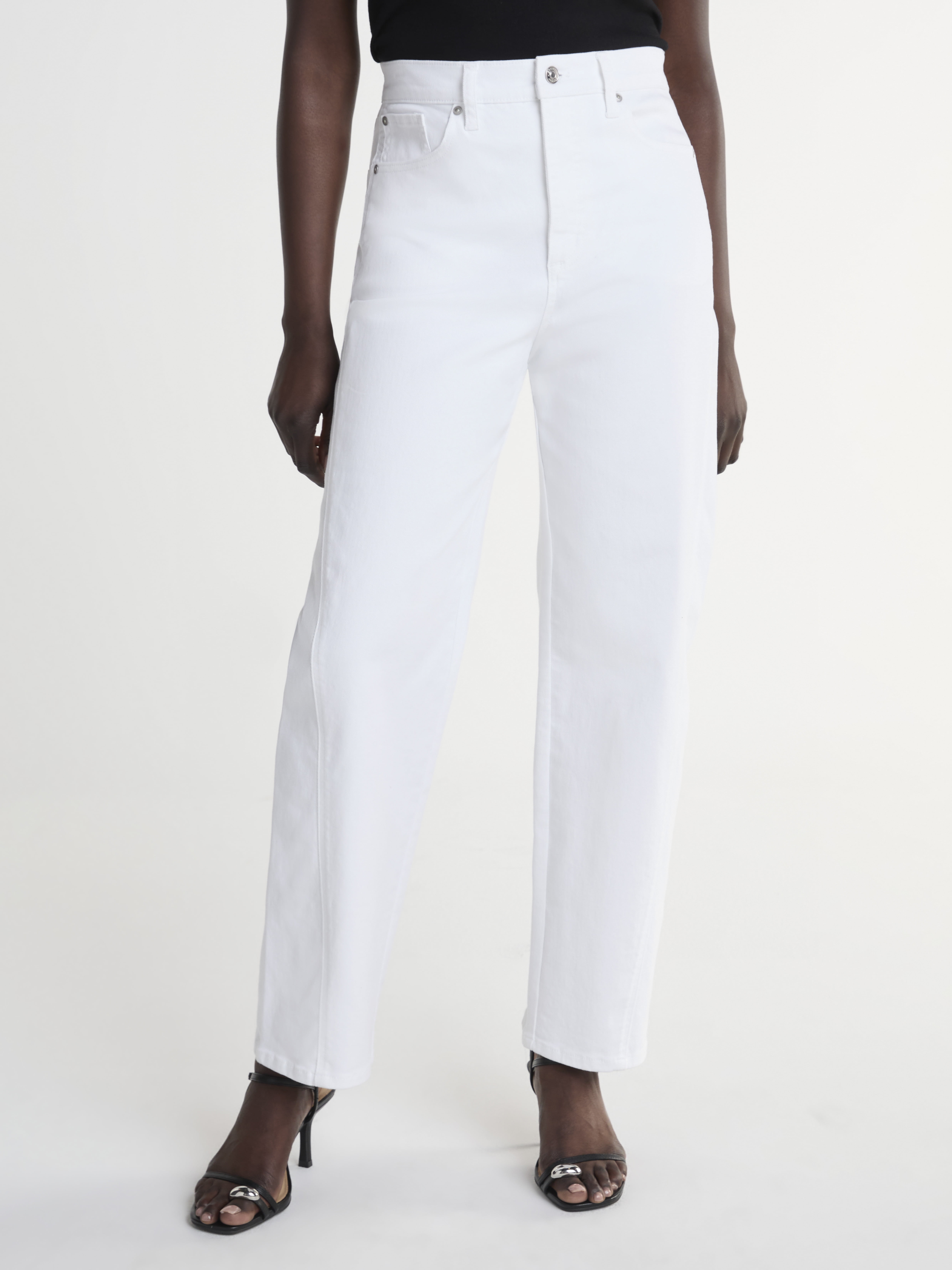 Scoop Women's Mid Rise Barrel Leg Jeans, Sizes 0-18 - Walmart.com