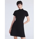 Scoop Women's and Women’s Plus Fit and Flare Jacquard Sweater Dress ...